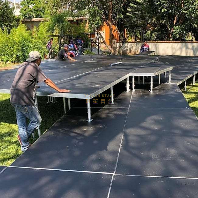 Easy Install Aluminum Indoor Mobile Portable Event Stage Catwalk Stage ...