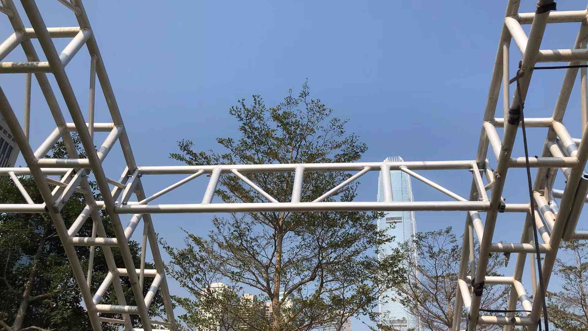 Dragonstage creative custom tunnel truss successfully built in Hongkong ...