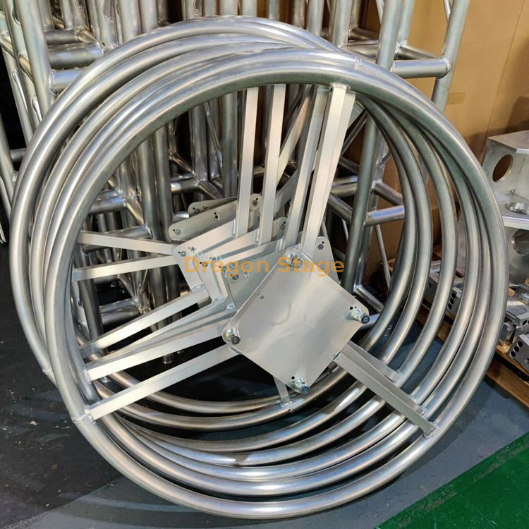 Wedding Stage Truss Circular Round Truss with Connecting Plate for F34 ...