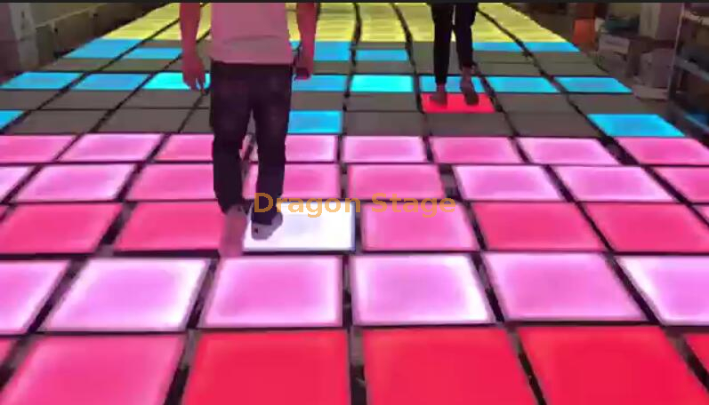 LED Gravity Sensing Floor Tile Light Human Interaction Changes Cultural ...