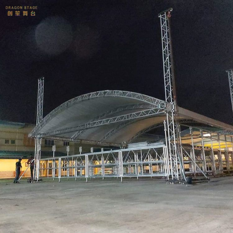 Lighting Silver Concert Event Truss from China manufacturer - DRAGON STAGE
