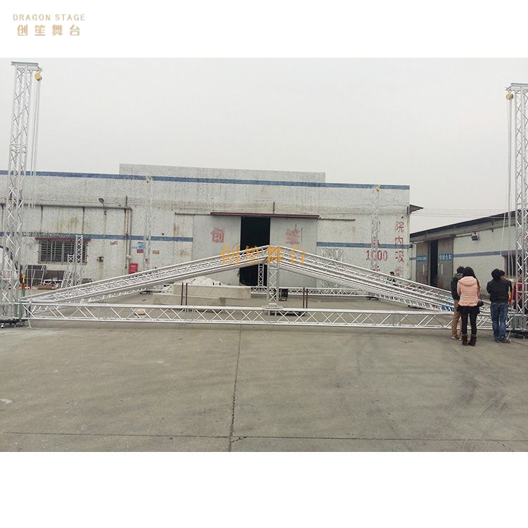 Silver Concert Event Truss with Roof from China manufacturer - DRAGON STAGE