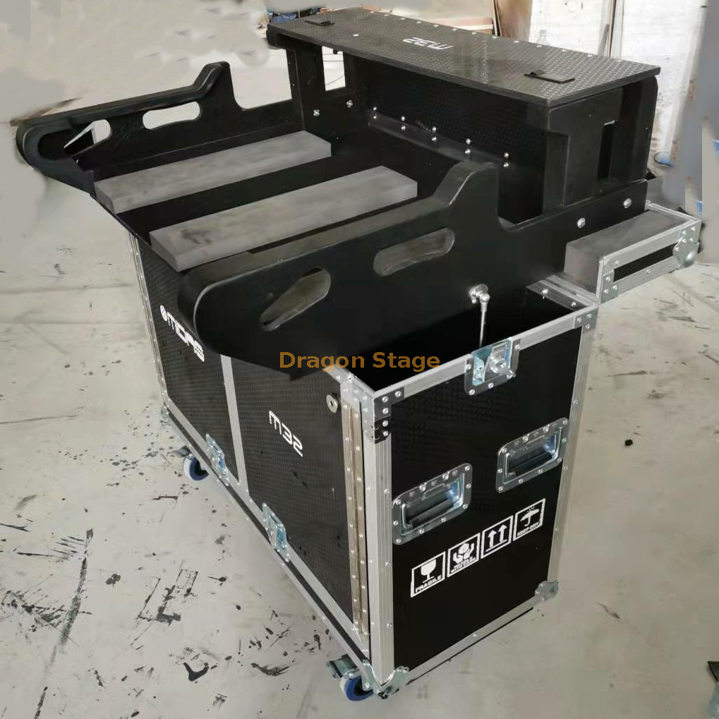 Utility Trunk Cable Flight Case DJ Stage Audio Lighting Equipment Gear ...