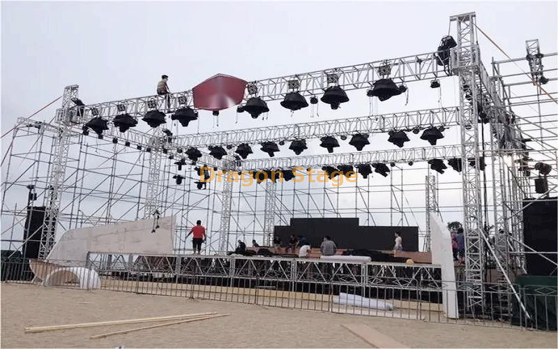 Indian Aluminum Heavy Duty Truss Beam Pillar Aluminum Stage Truss ...
