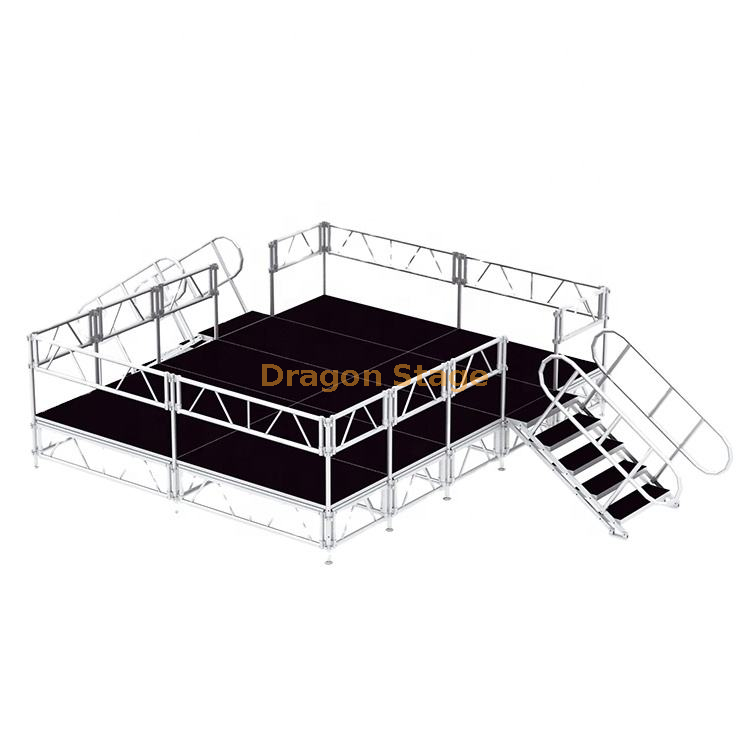 Aluminum Portable Mobile Stage Equipment Concert Stage Podium Platform ...
