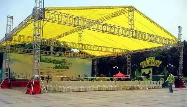 Custom Portable Aluminum Triangle Shape Roof Trusses for Concert Event ...