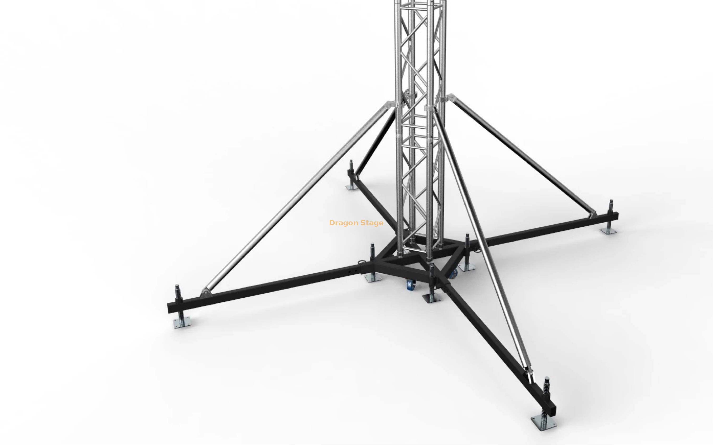 Mobile Dj Lighting Truss Tower for Outdoor Event Lumination 6m High ...