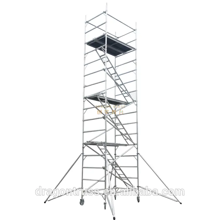 Portable Mobile Scaffolding Tower with Step Ladder from China ...