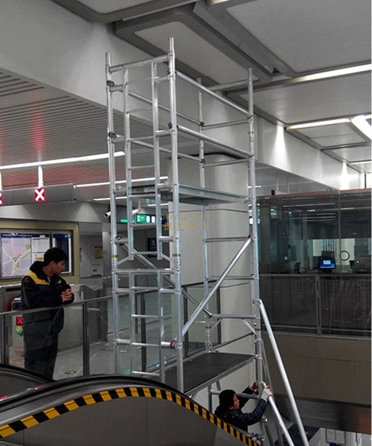 Single Climb Ladder Scaffolding 5m with Bracket Adjustable from China ...