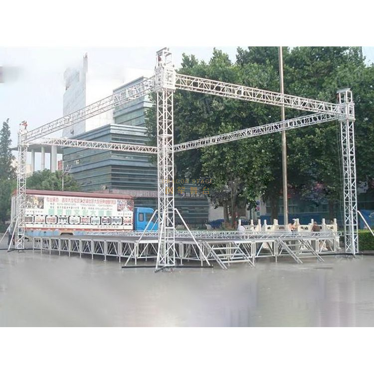 Aluminium Truss Stage with Flat Roof 24x12x9m from China manufacturer ...
