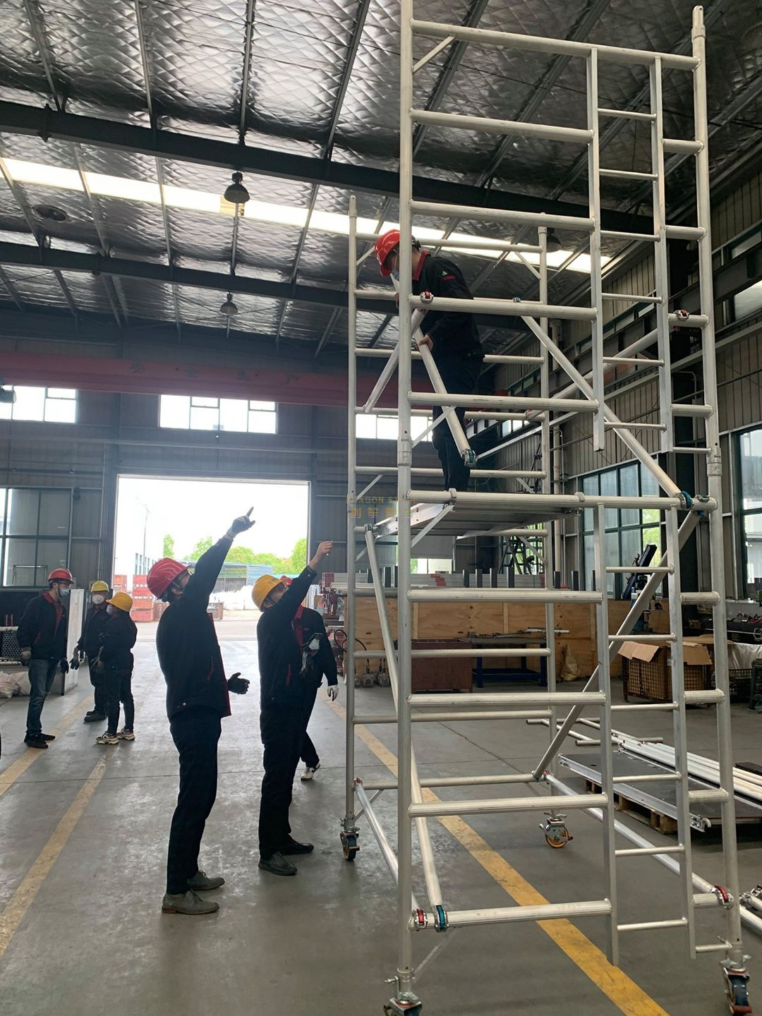 Lightweight Aluminum Scaffolding 9.9m from China manufacturer - DRAGON ...