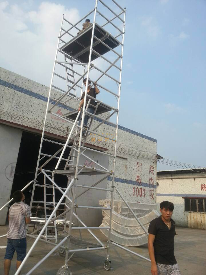 Mobile Scaffolding Operating Platform Construction and Disassembly ...