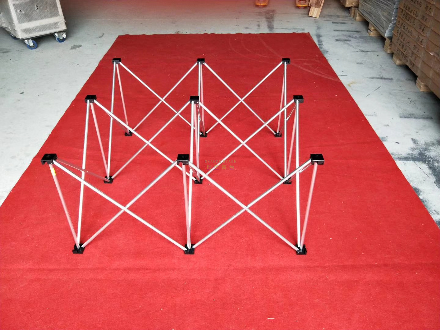 Aluminum Portable Spider Stage Risers from China manufacturer - DRAGON ...