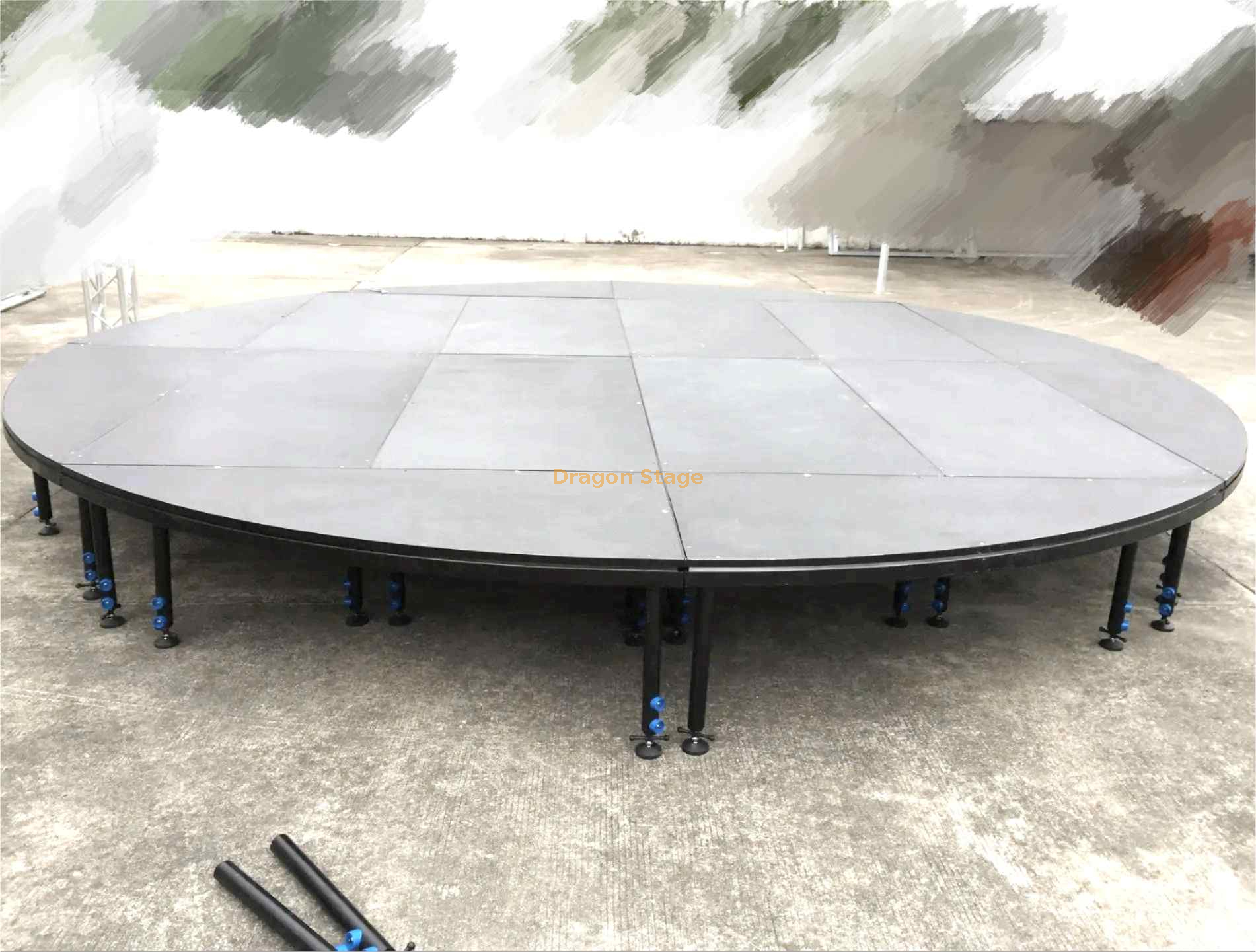 Portable Round Simple Church Stage Designs Diameter 8m from China ...