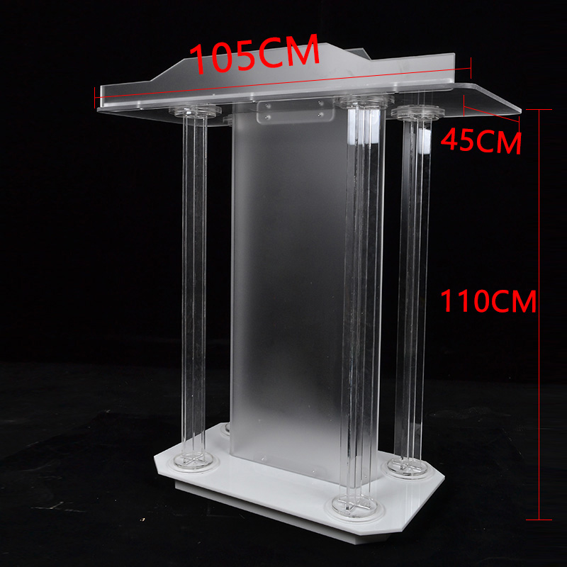 Logo Custom Free Modern Design Clear Acrylic Podium Pulpit Lectern ...