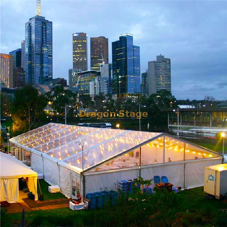 Luxury Glass Structural Aluminum Frame Marquee Tent Stretch Marquee ...