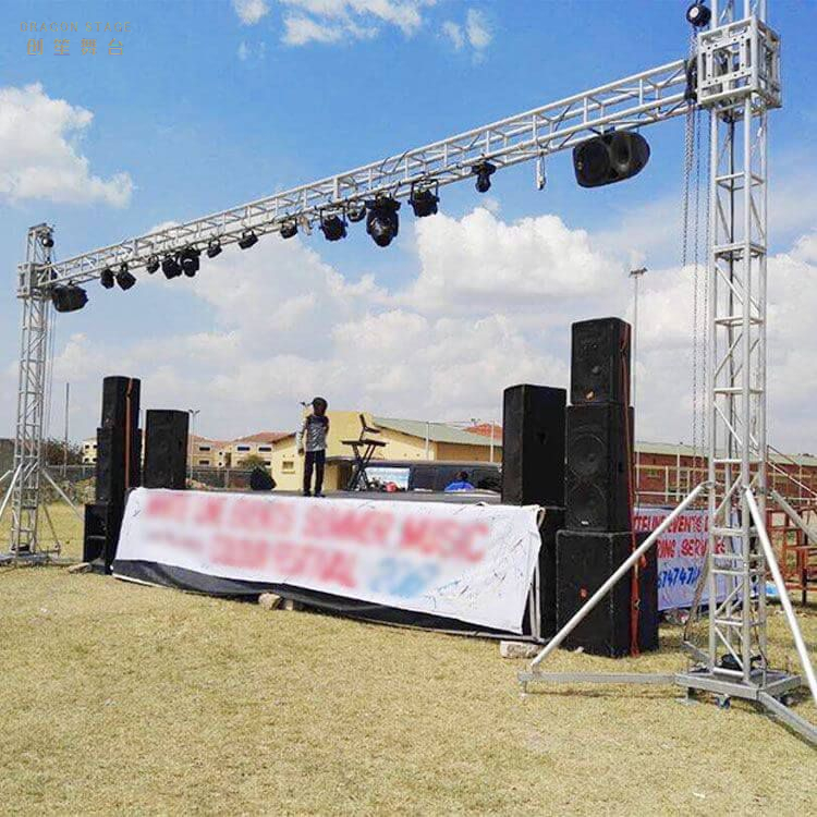 Outdoor Led Screen Truss System Screen Rigging Goal Post Truss 6x4m ...