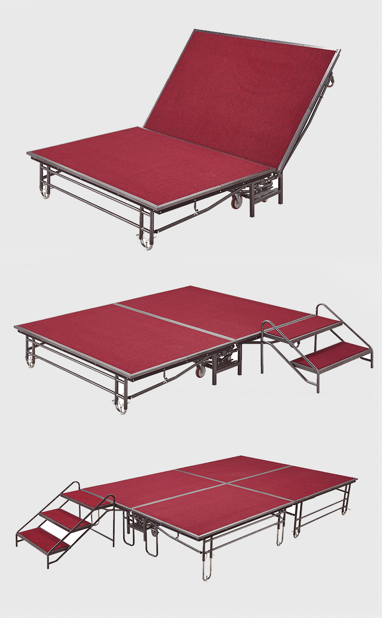 Standing Portable Outdoor Church Stage Design Foldable Stage for Hotel ...