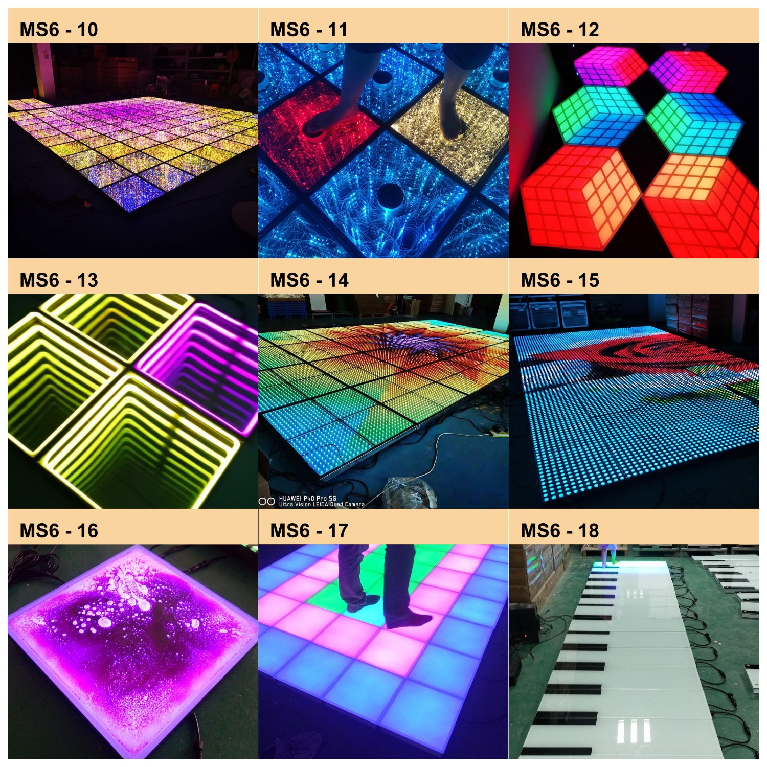 Imported Acrylic Round Stage Floor Dance And Stage Flooring MS6 Series ...