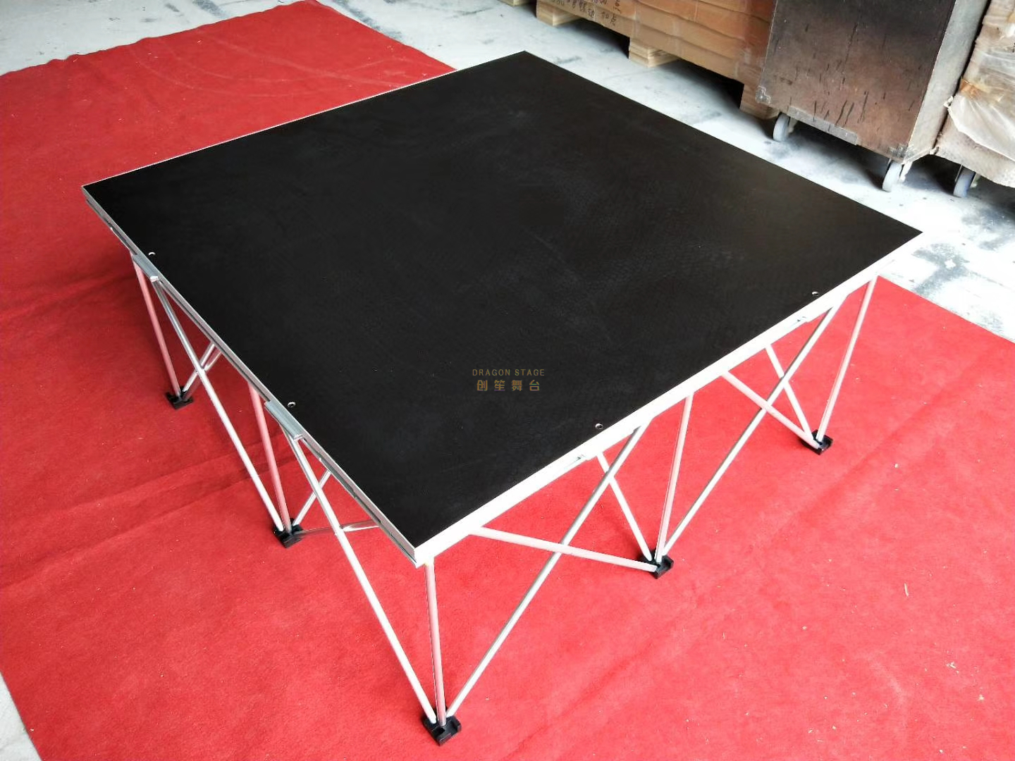 Aluminum Folding Stage Risers 4x4 from China manufacturer - DRAGON STAGE