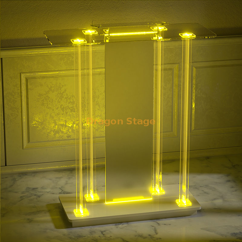 European Welcome Platform Acrylic Platform Crystal Lectern Church ...
