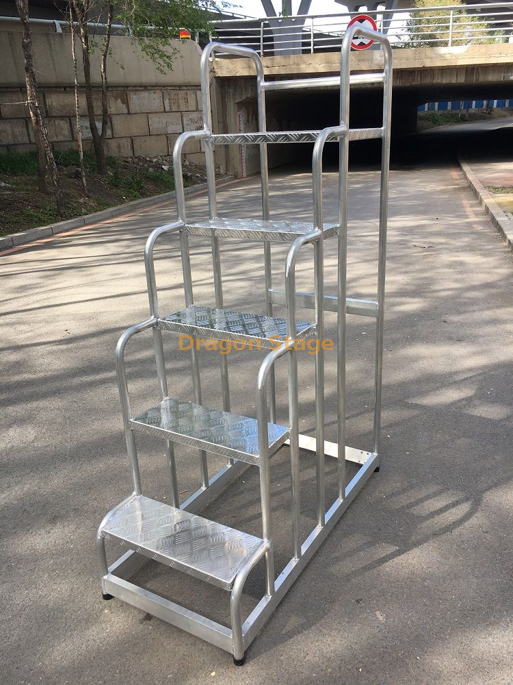 Aluminum alloy step ladder platform ladder maintenance ladder climbing ...