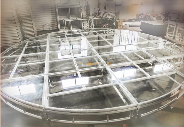China Arena Circular glass stage manufacturers, Arena Circular glass ...