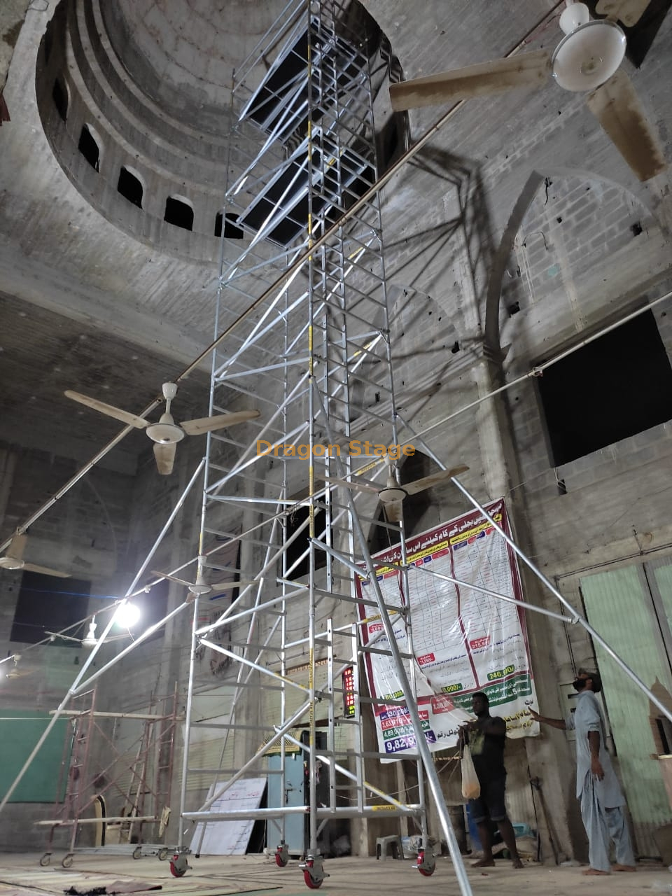 Marine scaffold 16m adjustable mobile aluminum frame tower ladder ...