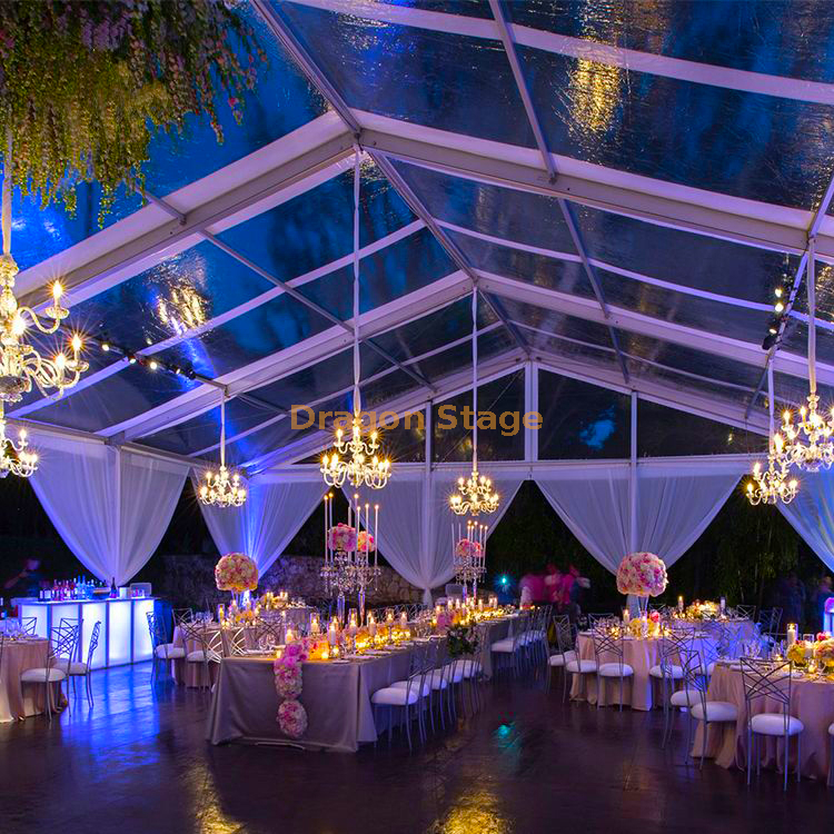 Luxury Glass Structural Aluminum Frame Marquee Tent Stretch Marquee ...