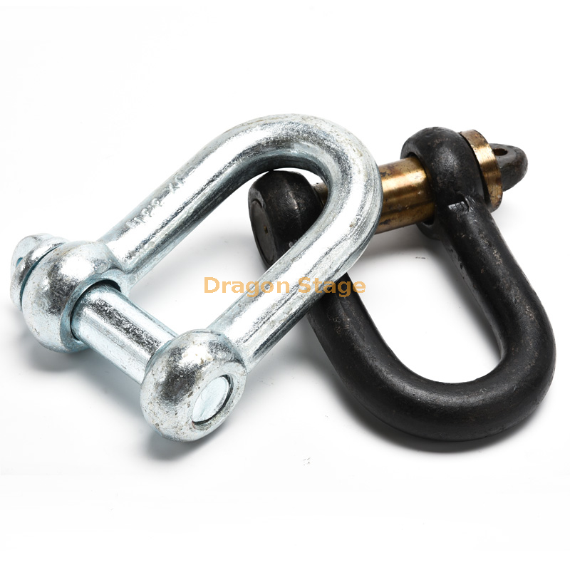 Galvanized Common Shackle, Heavy Duty U-shaped, Galvanized, Black ...