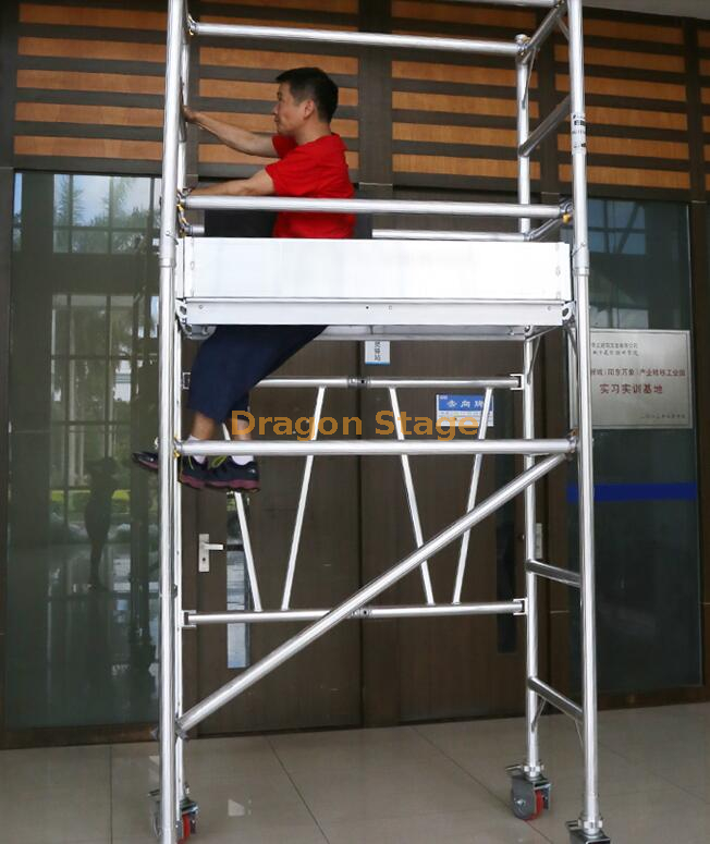 TUV Certificate Folding Aluminum Scaffolding Tower Heavy Duty Aluminum ...