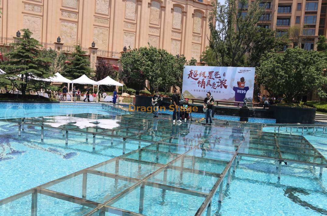 Best Swimming Pool Stage Design for Wedding Event Outdoor from China ...