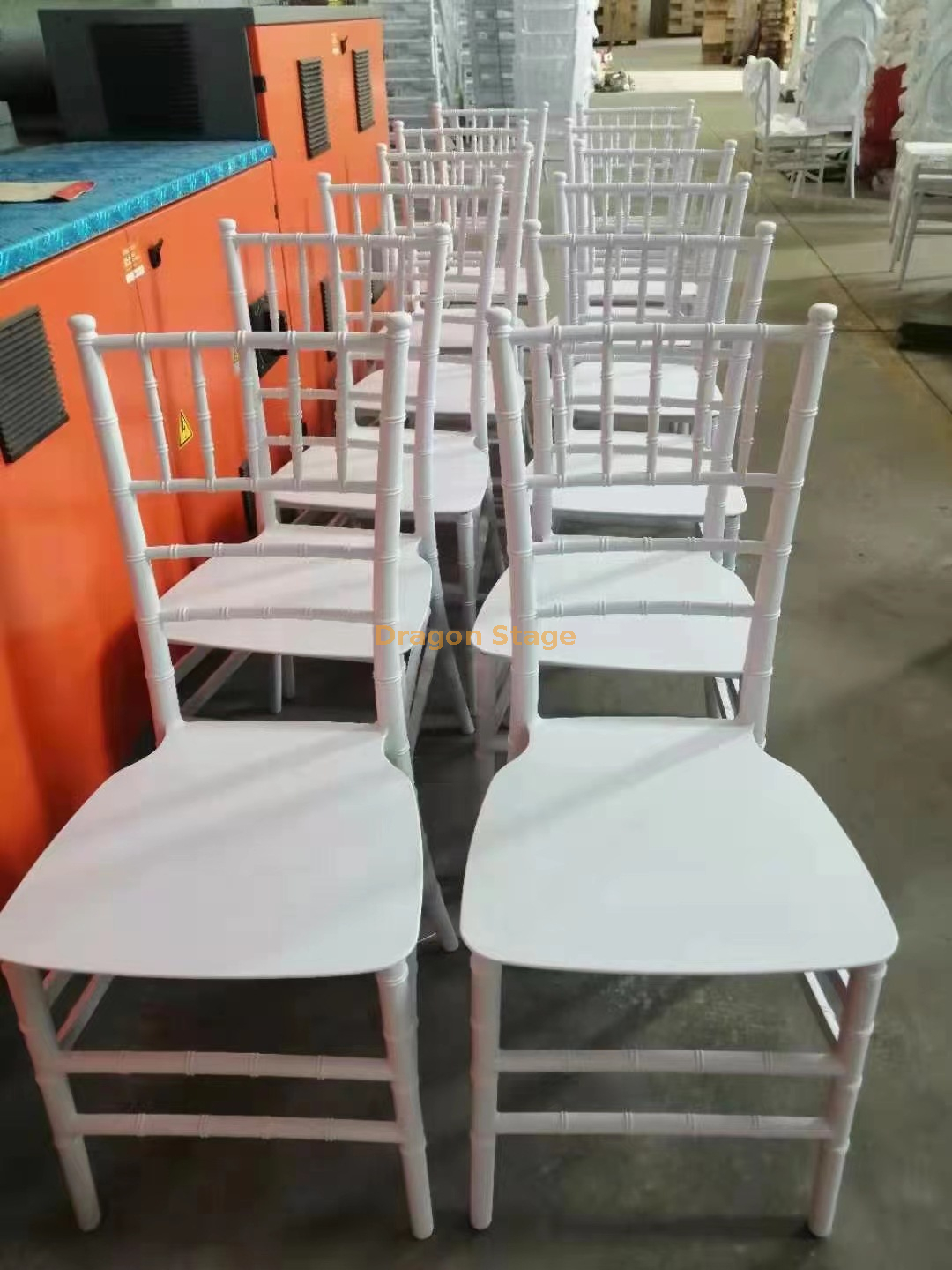 Integrated White Plastic Cane Chair, Peacock Phoenix Chair, Wedding ...