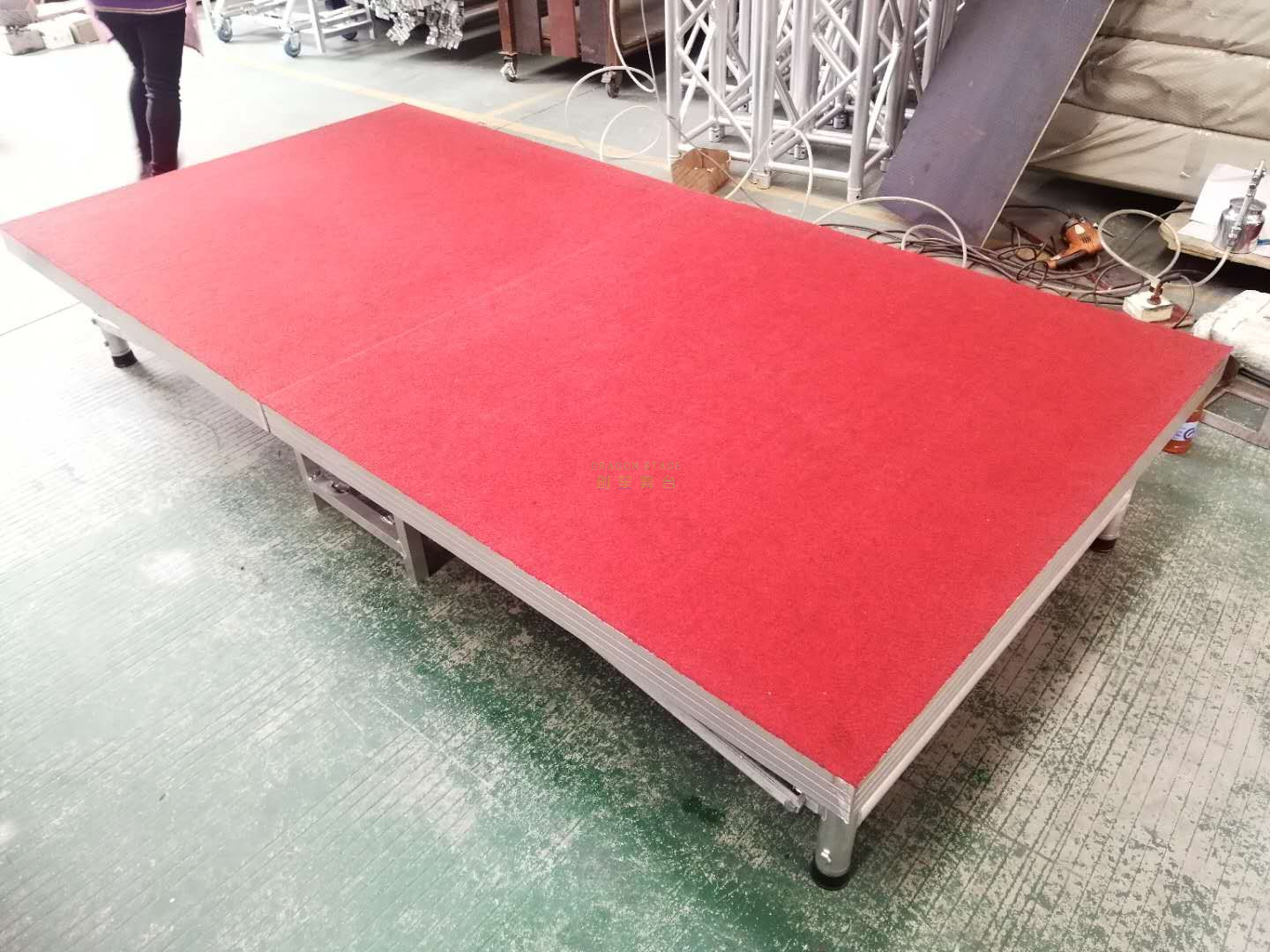 Folding Stage Folding Aluminium Portable Stage 4x8ft-H0.41-0.61m from ...
