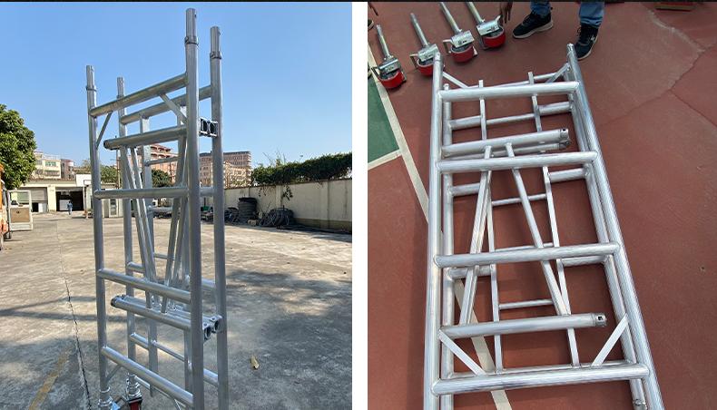Aluminum Mini Foldable Scaffolding from China manufacturer - DRAGON STAGE