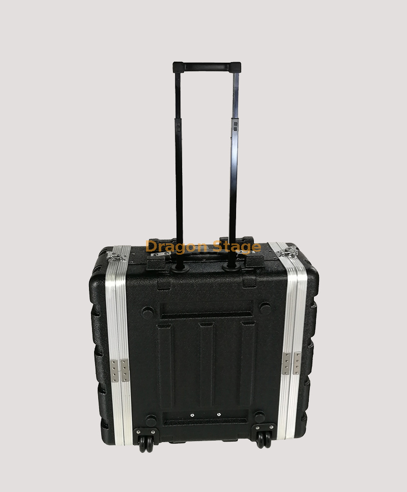 ABS 4UW Trolley Case with Wheels 19inch Audio Power Amplifier Equipment ...