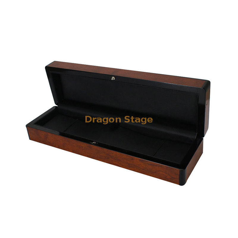 Rectangle shape slim design wooden watch box from China manufacturer ...