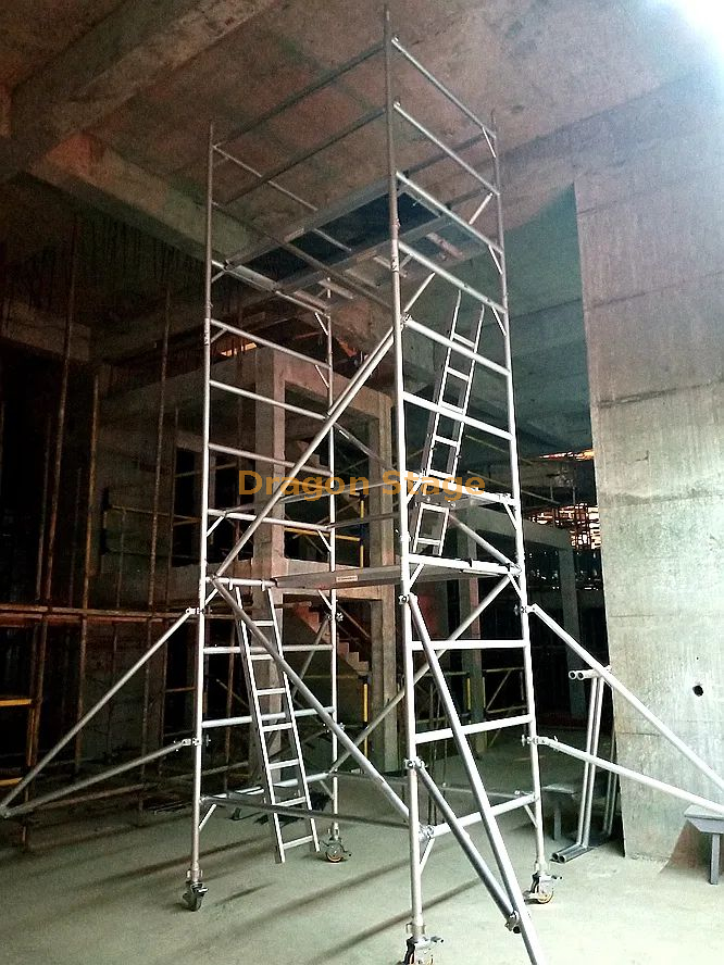 10.36m Aluminum Scaffolding with Hang Ladder Storage from China ...
