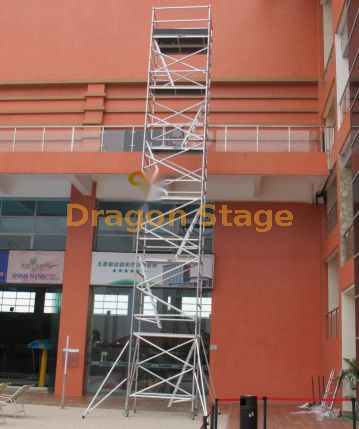 8.51m Aluminum Scaffolding with Hang Ladder Platform from China ...