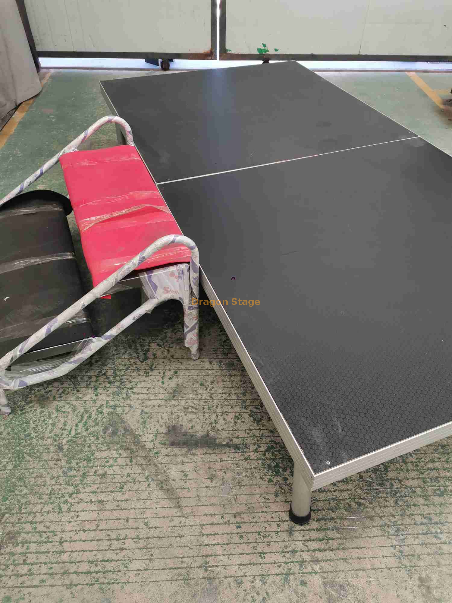 Lightweight DIY Aluminum Portable Adjustable Mobile Folding Stage Deck ...