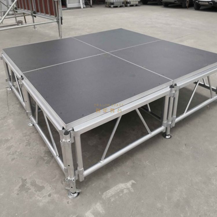 Aluminum modular assembly Portable Adjustable outdoor stage platform ...