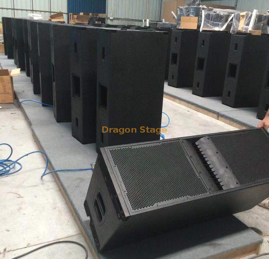 Dual 12 Inch Passive Line Array Speaker Sound System From China Manufacturer Dragon Stage
