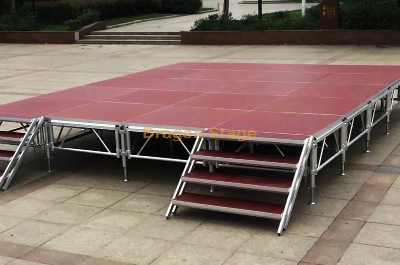 Aluminum Stage Mobile Show Stage Portable Truss Display Outdoor Stage ...