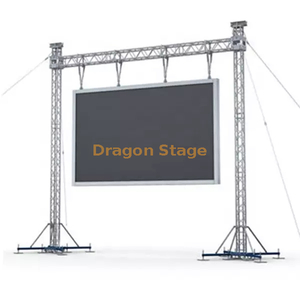 Aluminum Outdoor Hanging LED Screen Backdrop Stage Truss System 7x5m ...