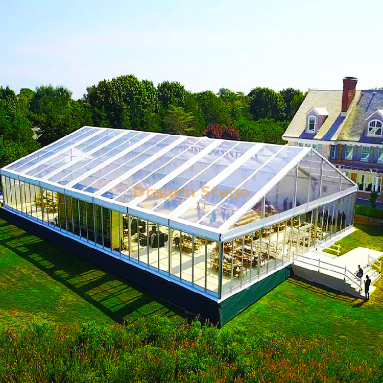 Luxury Glass Structural Aluminum Frame Marquee Tent Stretch Marquee ...