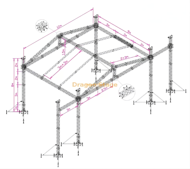 China event stage truss structure manufacturers, event stage truss ...