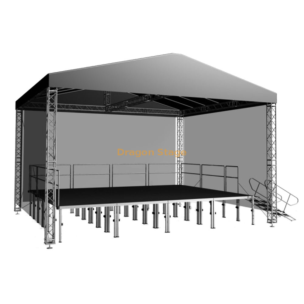 Easy Install Aluminum Mobile Event Stages Outdoor Portable Concert ...
