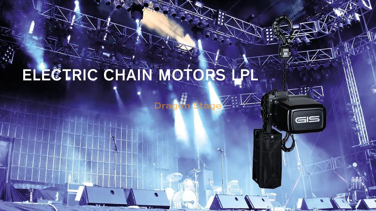 GIS Electric Motor Chain Hoist Dragon Stage Truss Motor Hoist 1 Ton D8 ...