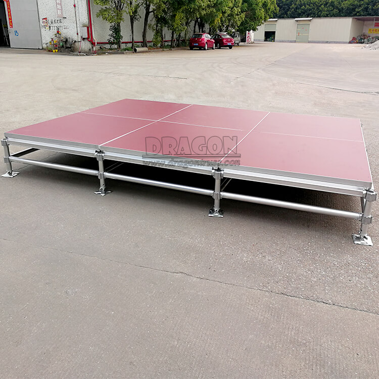 Aluminum Cheap Portable Outdoor Wooden Pipe Stage Platform from China ...