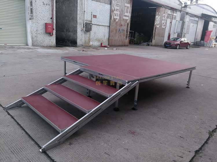 Custom Square Outdoor Aluminum Portable Quick Stage 5x22m from China ...